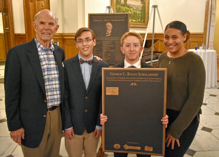 Inaugural George C. Boldt Scholarship Recipients Honored During ...